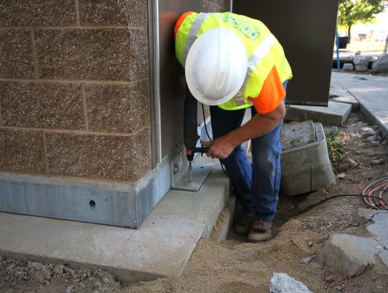 Subgrade Pad & Footings - Public Restroom Company