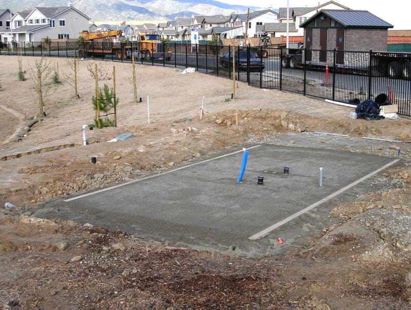 Subgrade Pad & Footings - Public Restroom Company